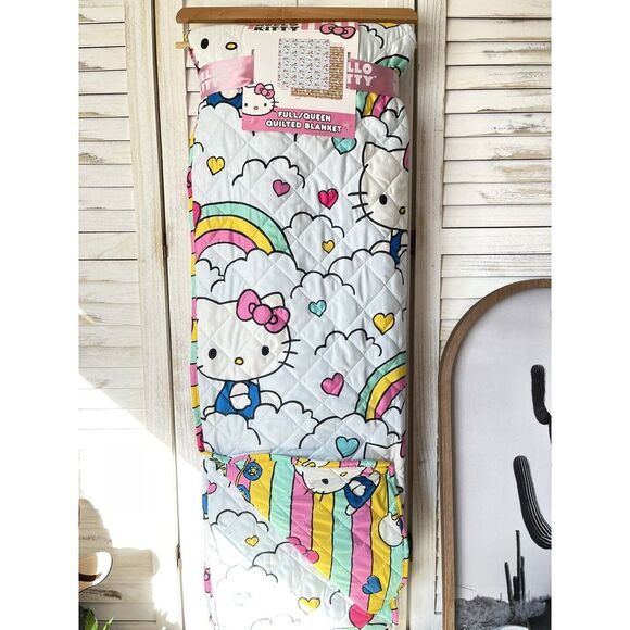 Hello Kitty | Bedding | New Hello Kitty Favorite Things Quilted Blanket ...